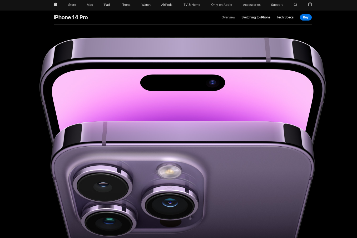 iPhone 14 Pro Full Page Made in Webflow by Mustafa - Webflow